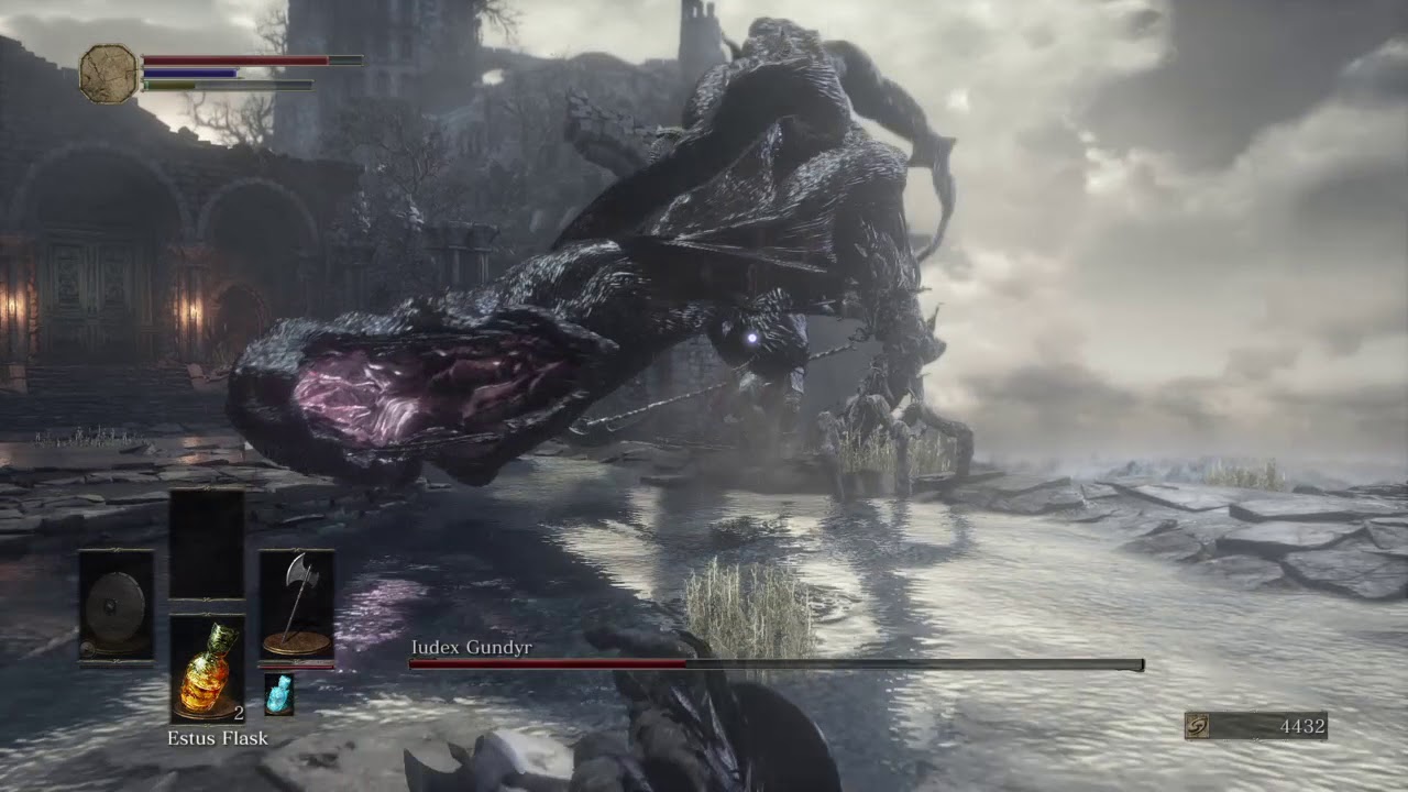 Dark Souls 3: 1st Boss ludex Gundyr - YouTube