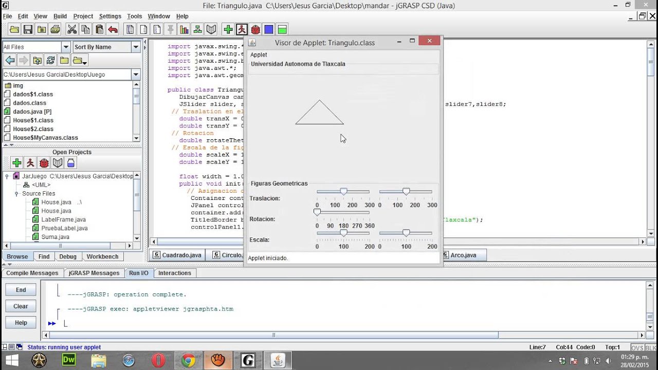 Figuras en Java - YouTube