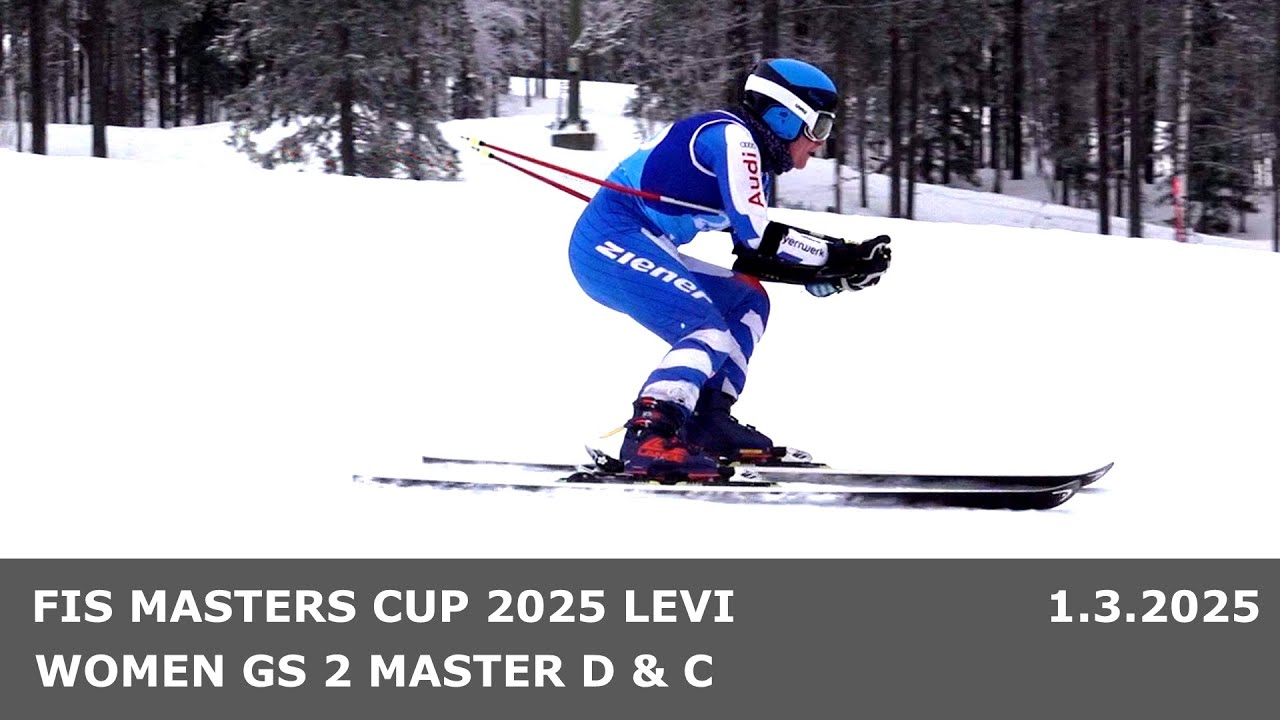 FIS MASTERS CUP 2025 GS 2 Women D & C - YouTube