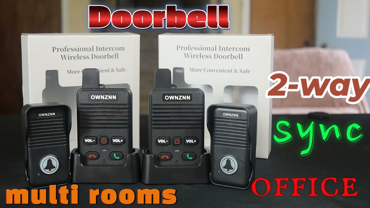 WOW! Ownznn 2-way doorbell intercom 2023 - YouTube