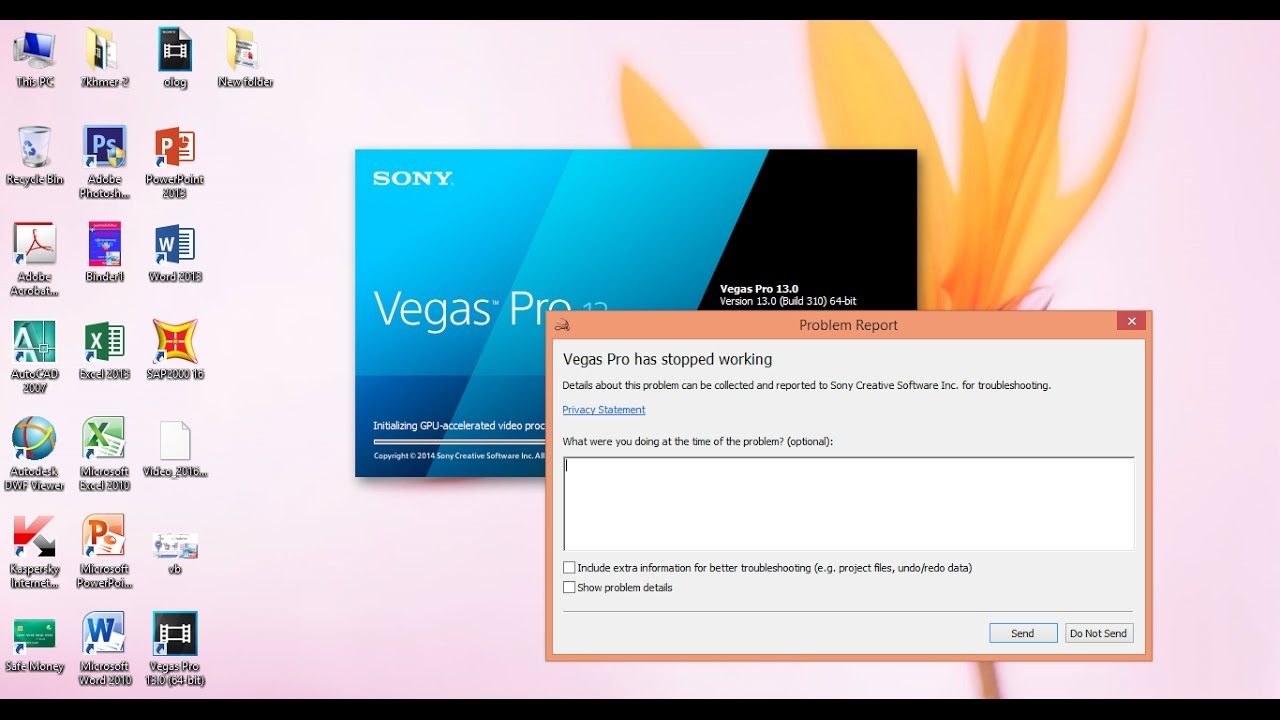 Vegas Pro has stopped working - How to fix Sony Vegas Pro 12, 13 - YouTube