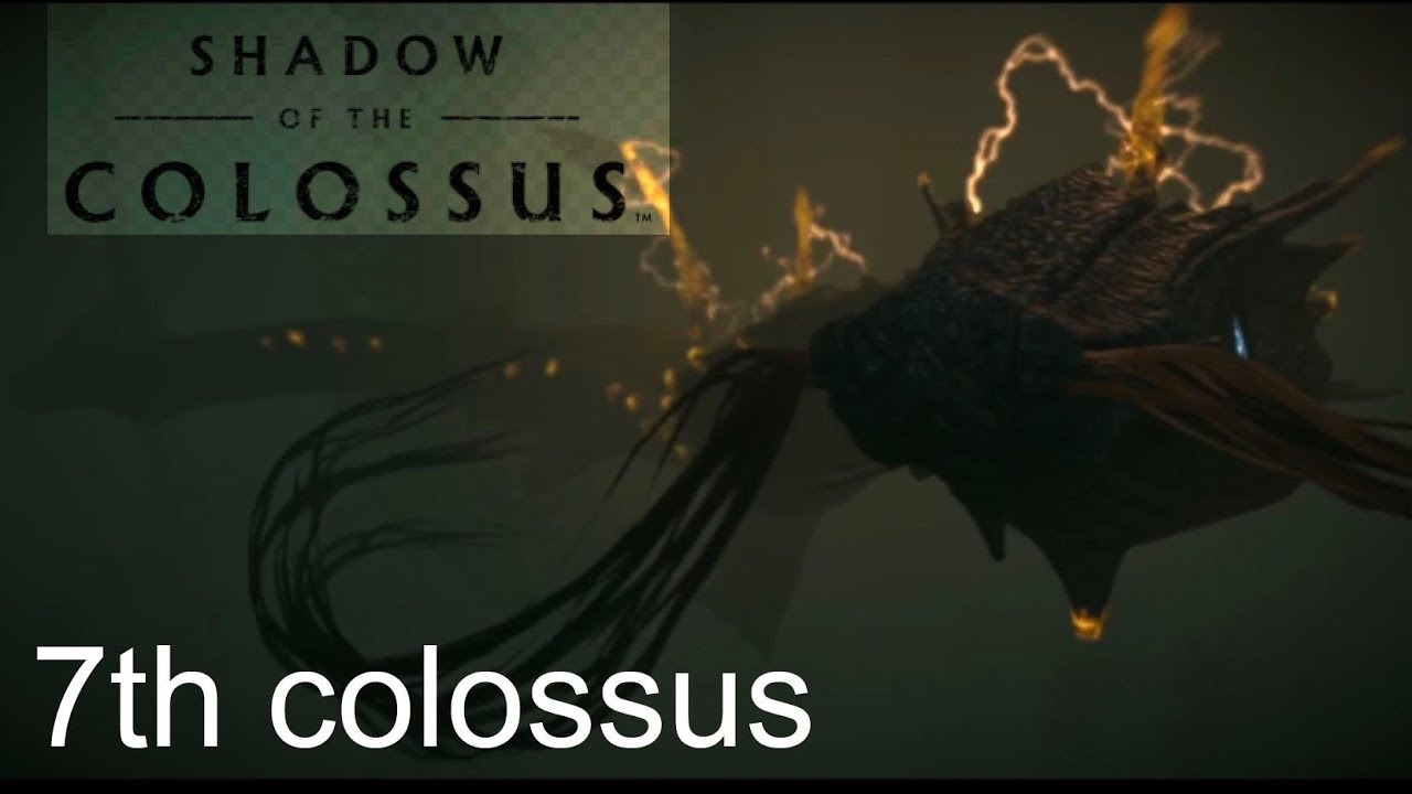 Shadow of the colossus The 7th Colossus (Hydrus) walkthrough - YouTube