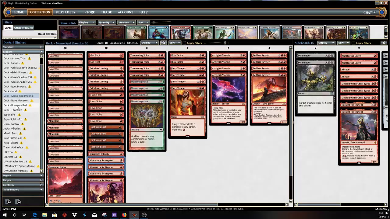 MTG GRN Modern: Runaway Red and Mono Red Phoenix - YouTube