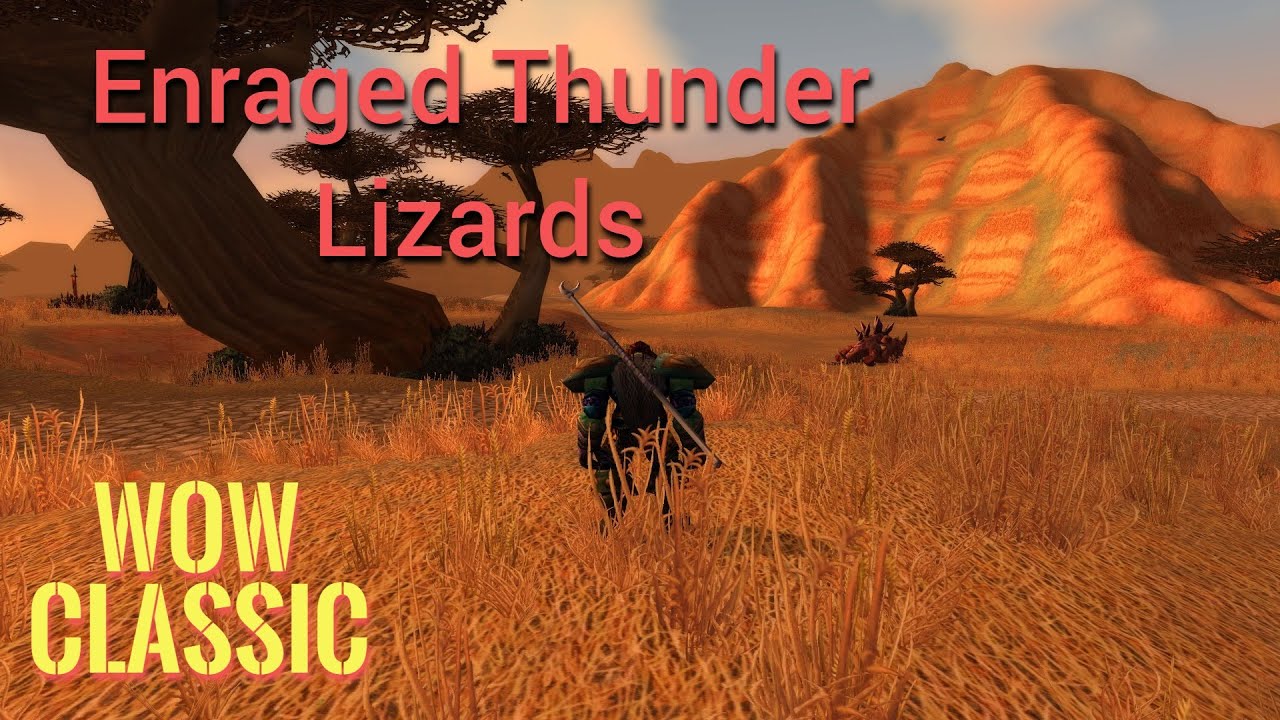 WoW Classic/Enraged Thunder Lizards - YouTube