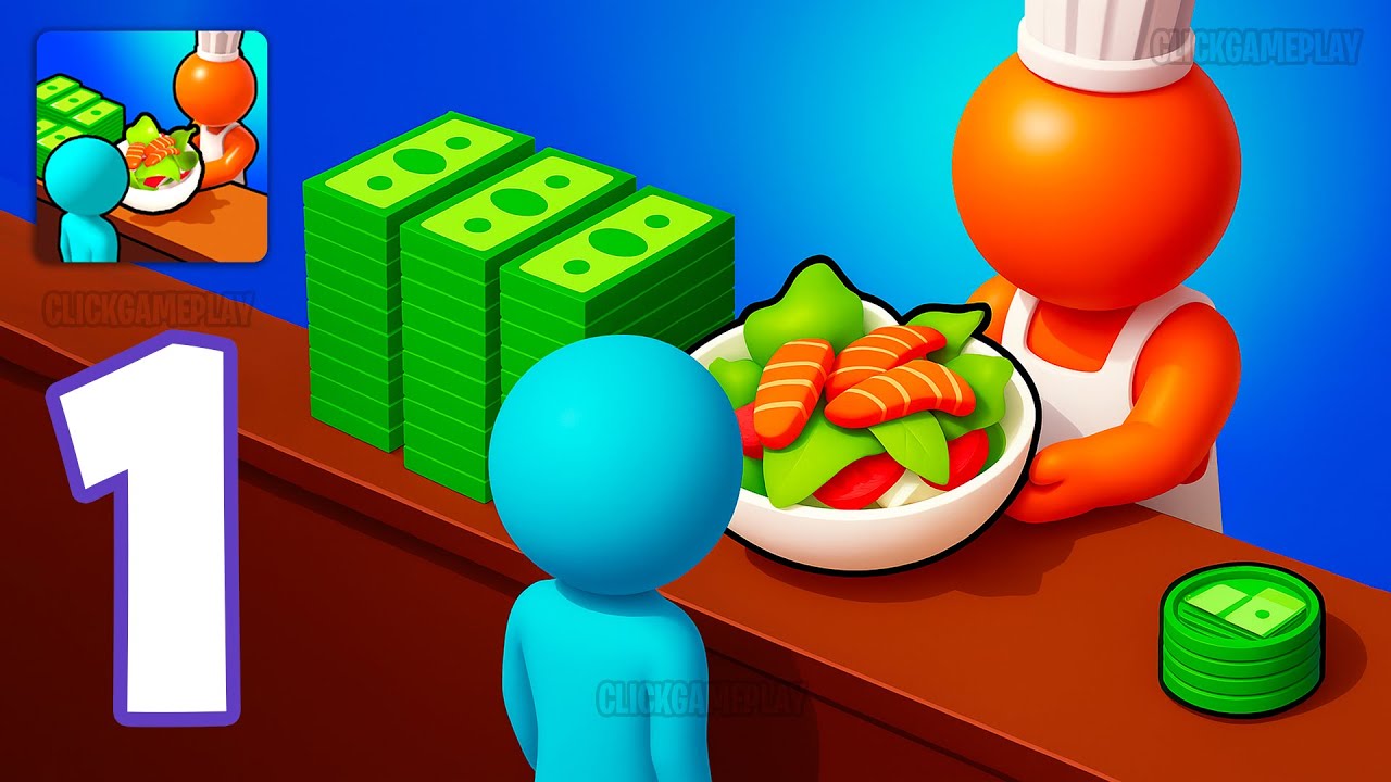 My Food Street Gameplay Walkthrough Part 1 - Tutorial Build Manage ...