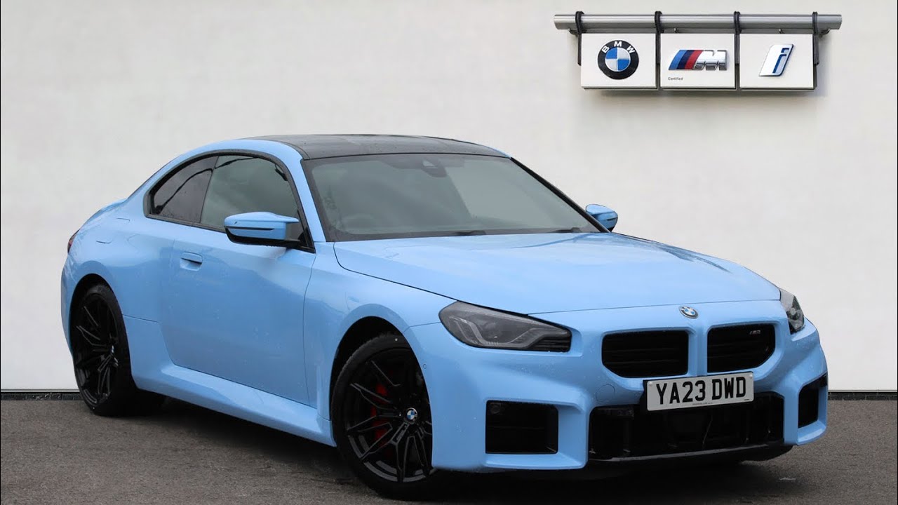 BRAND NEW BMW M2 Coupe (G87) Zandvoort Blue (C6E) - YouTube