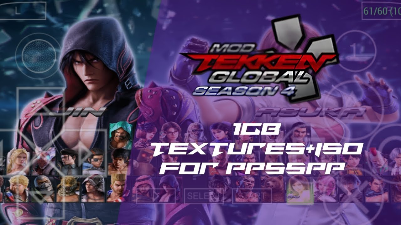 RELEASED | TEKKEN 7 GLOBAL MOD SEASON 4 (CUSTOM MOD) FOR PPSSPP - YouTube