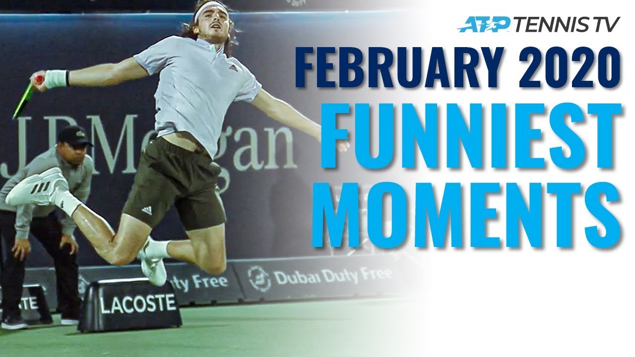 Funny ATP Tennis Moments and Fails: February 2020 😂 - YouTube