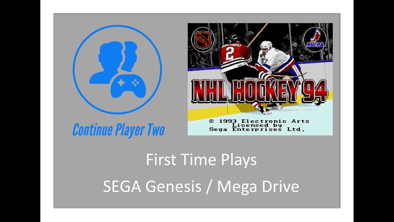 NHL Hockey 94 | SEGA Mega Drive / Genesis | EA Sports | Continue Player ...
