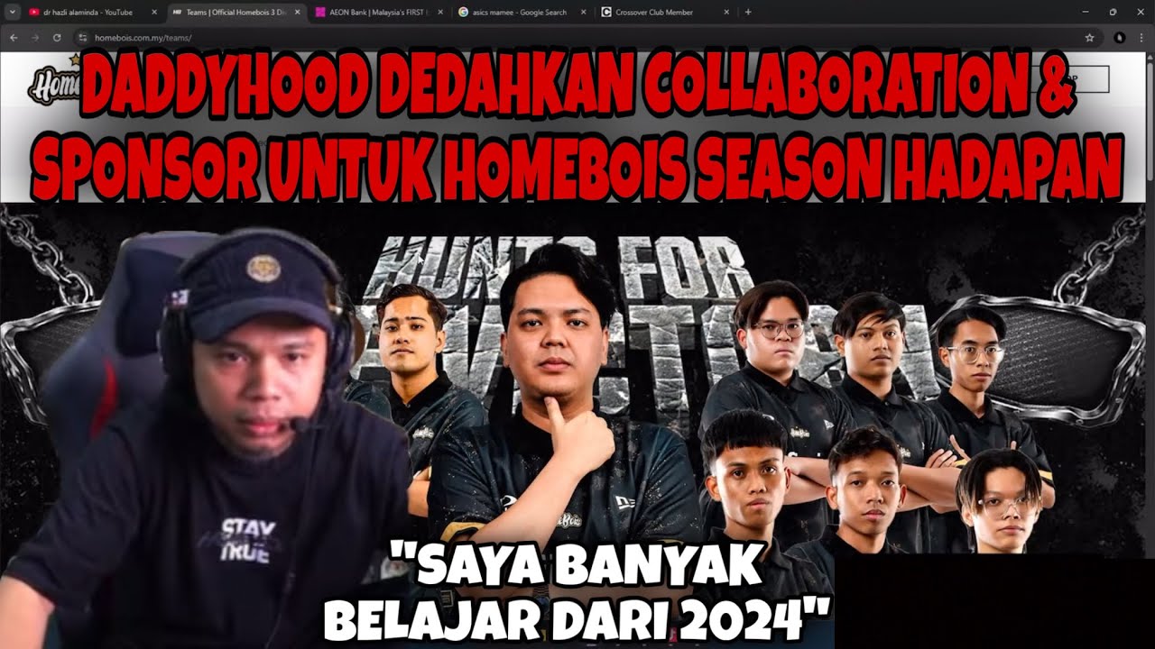 DADDYHOOD DEDAHKAN COLLABORATION & SPONSOR UNTUK HOMEBOIS SEASON ...