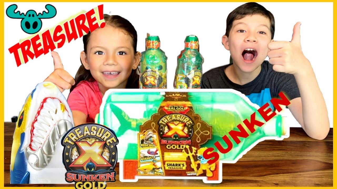 NEW! Treasure X Sunken Gold Shark 🦈 Bottle and Bottle Smash - ULTRA ...