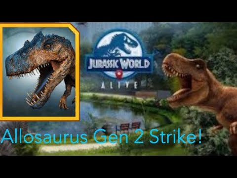 Completing The Allosaurus Gen 2 Strike In JW Alive! - YouTube
