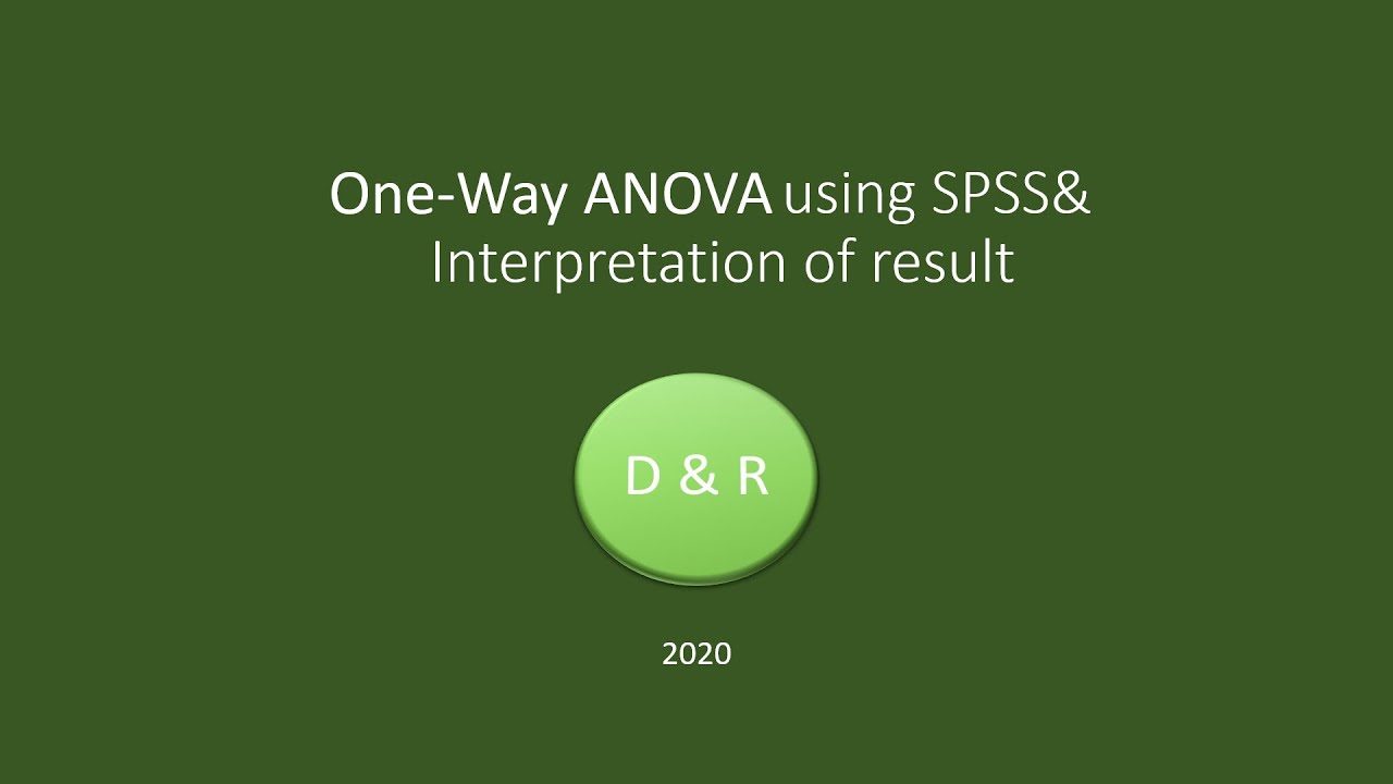 One Way Analysis Of Variance YouTube one-way-analysis-of-variance-youtube