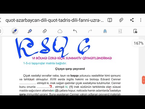 7-ci sinif Azərbaycan dili.KSQ 6