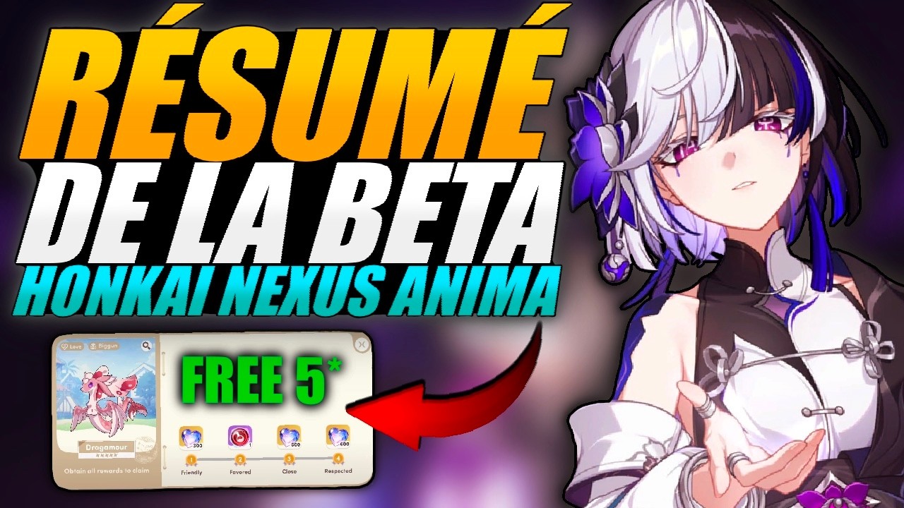 TOUT SAVOIR SUR LA BÊTA ! - Honkai Nexus Anima FR - YouTube
