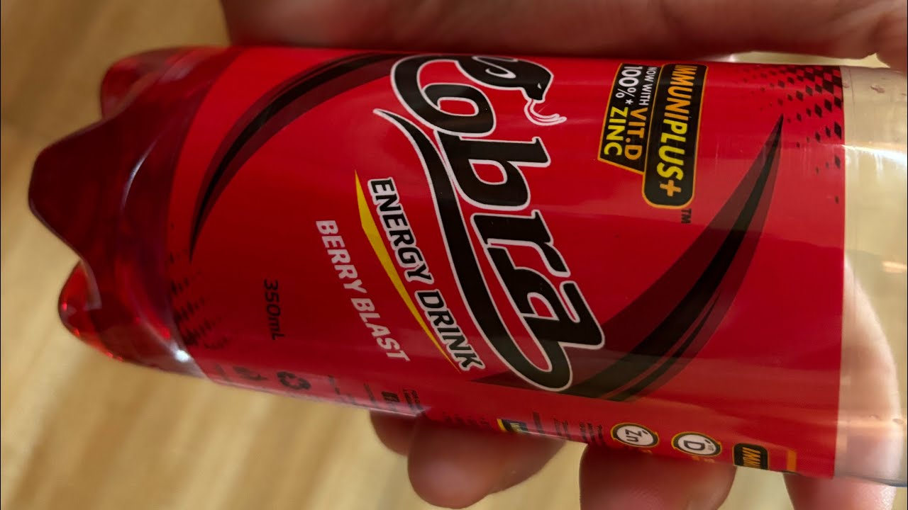 Cobra Energy Drink Berry Blast Review: Unleash the Power! My Life in ...