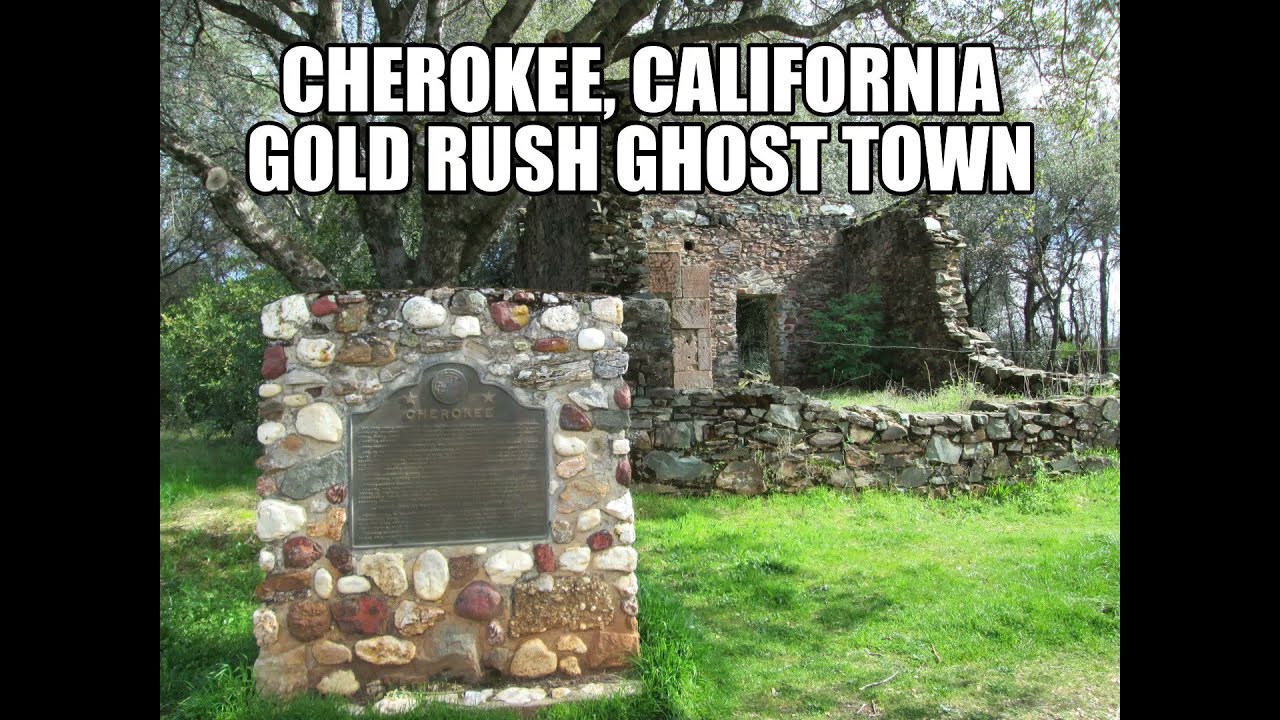 Cherokee CA Mine, townsite and ruins - YouTube