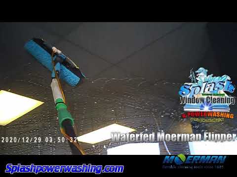 waterfed moerman flipper splash window cleaning in pa - YouTube