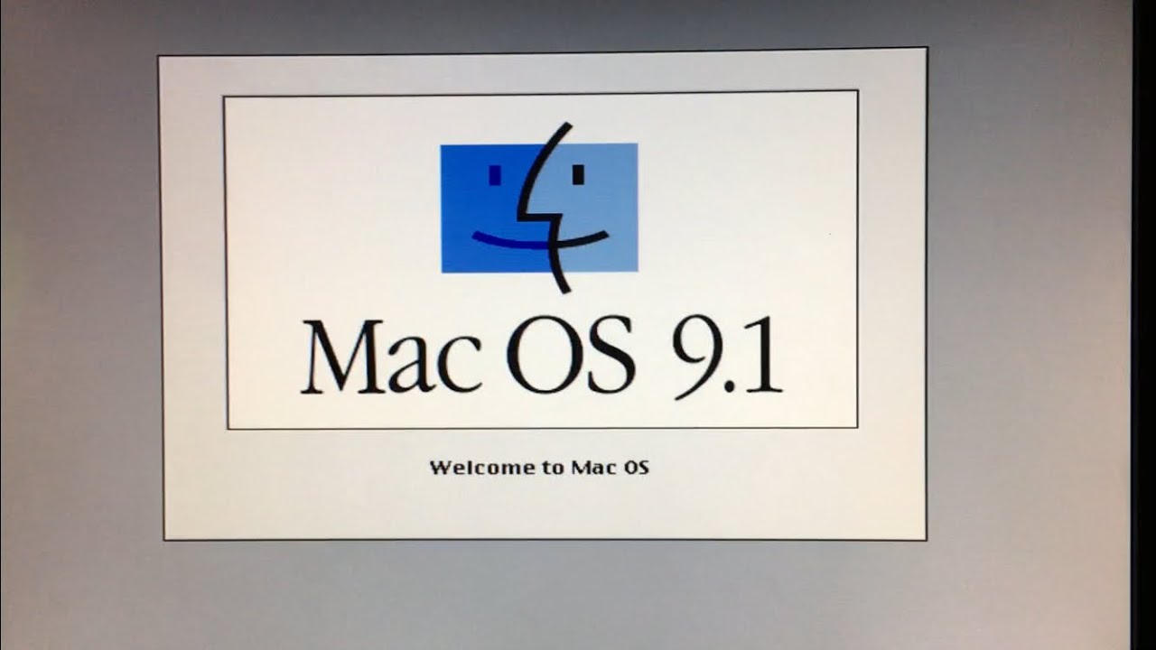 aesthetic macintosh startup (mac os 9.1) - YouTube
