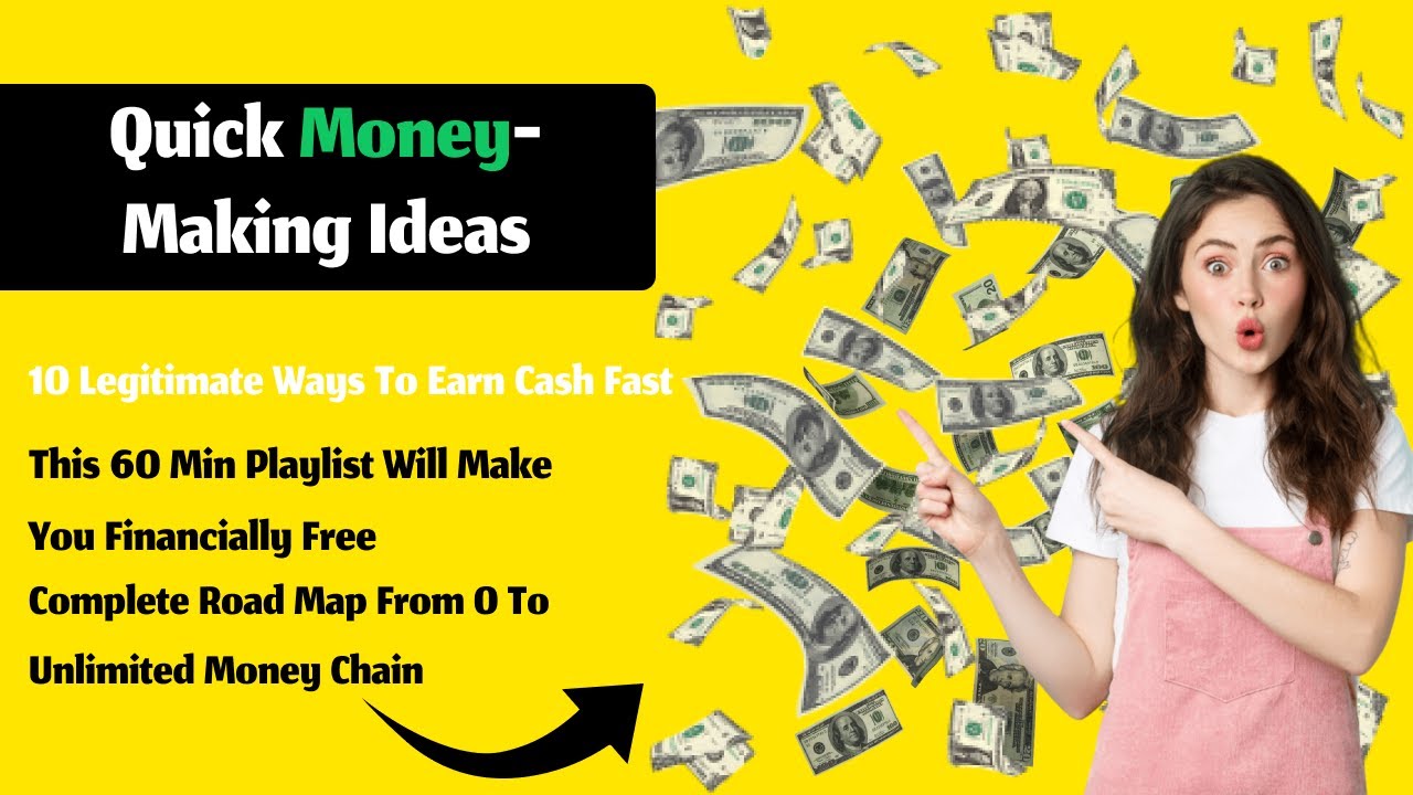 Quick #Money-Making Ideas: 10 Legitimate Ways to Earn Cash Fast - YouTube