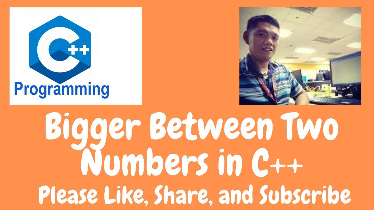 Bigger Between Two Numbers In C YouTube Bigger Between Two Numbers In C YouTube