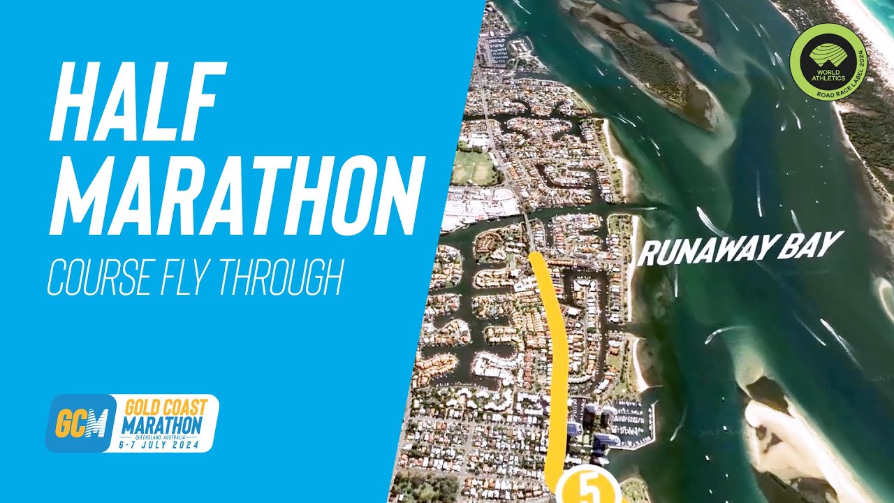 Half Marathon Course Fly Through - 2024 Gold Coast Marathon presented ...