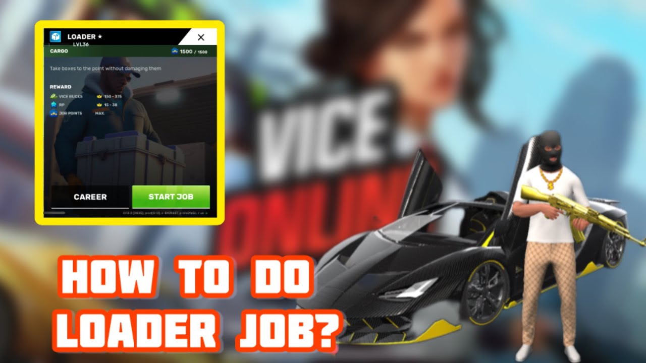 HOW TO DO LOADER JOB 📦 (VICE ONLINE GAMEPLAY TUTORIAL) #westendgaming # ...