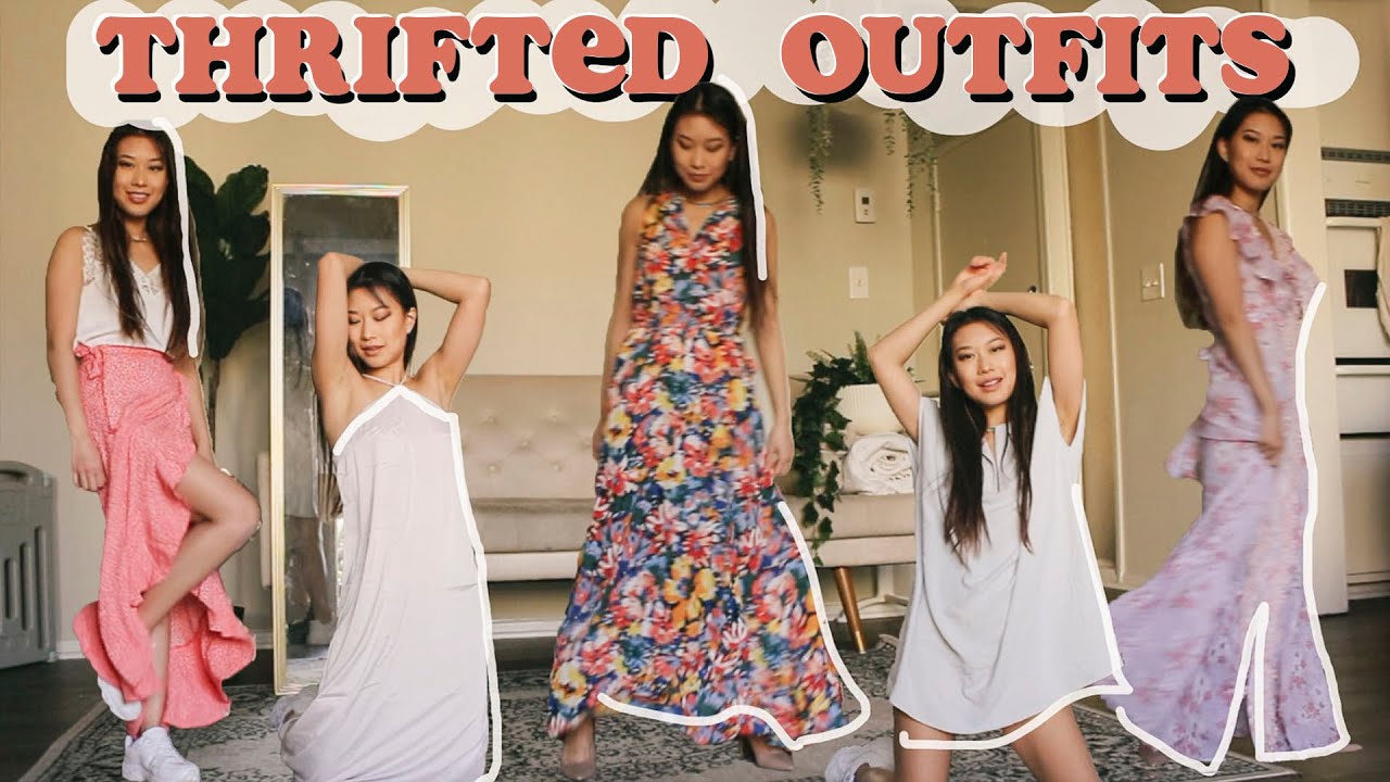 9 thredUP items! (HAUL & TRY-ON) - YouTube