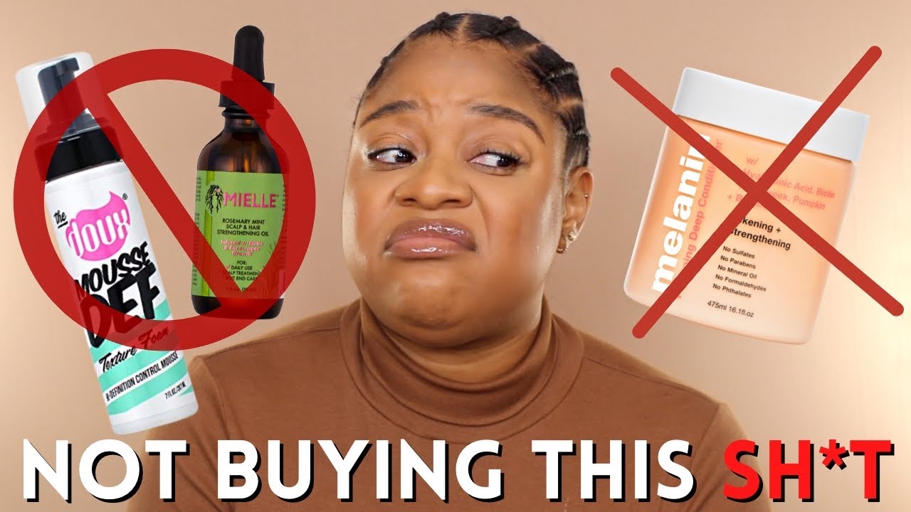 I'm Done Buying Natural Hair Products For Black Friday | "Natural Hair" Anti-Haul 2022 - YouTube