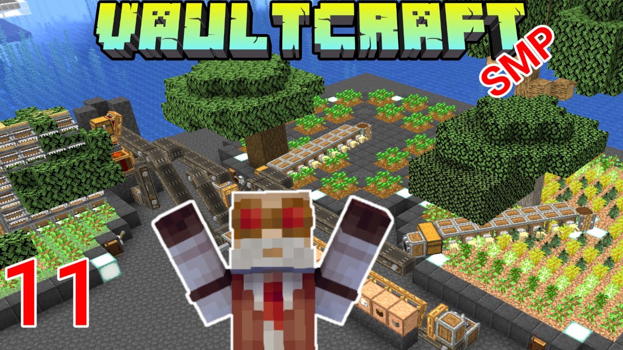 I made the ultimate farm for logs and leaves with Create - Vaultcraft SMP - Vault Hunters 1.18 ...