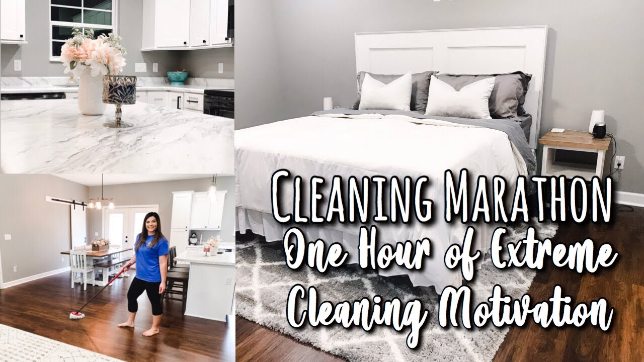 1 HOUR CLEANING MARATHON | EXTREME CLEANING MOTIVATION - YouTube