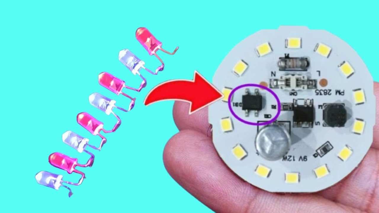 Don't throw away broken lamps, just take the diode, the results are ...