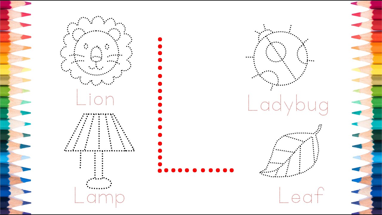 알파벳 Jkl 점선 따라 쓰고 그림 그리고 색칠하면서 영어 단어를 배우기 Learn Alphabet Jkl Words With Drawing And