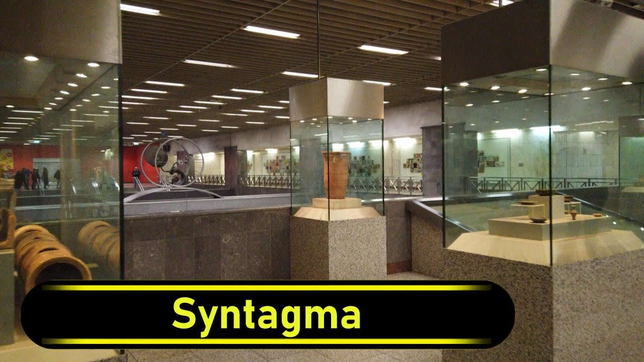 Metro Station Syntagma - Athens 🇬🇷 - Walkthrough 🚶 - YouTube