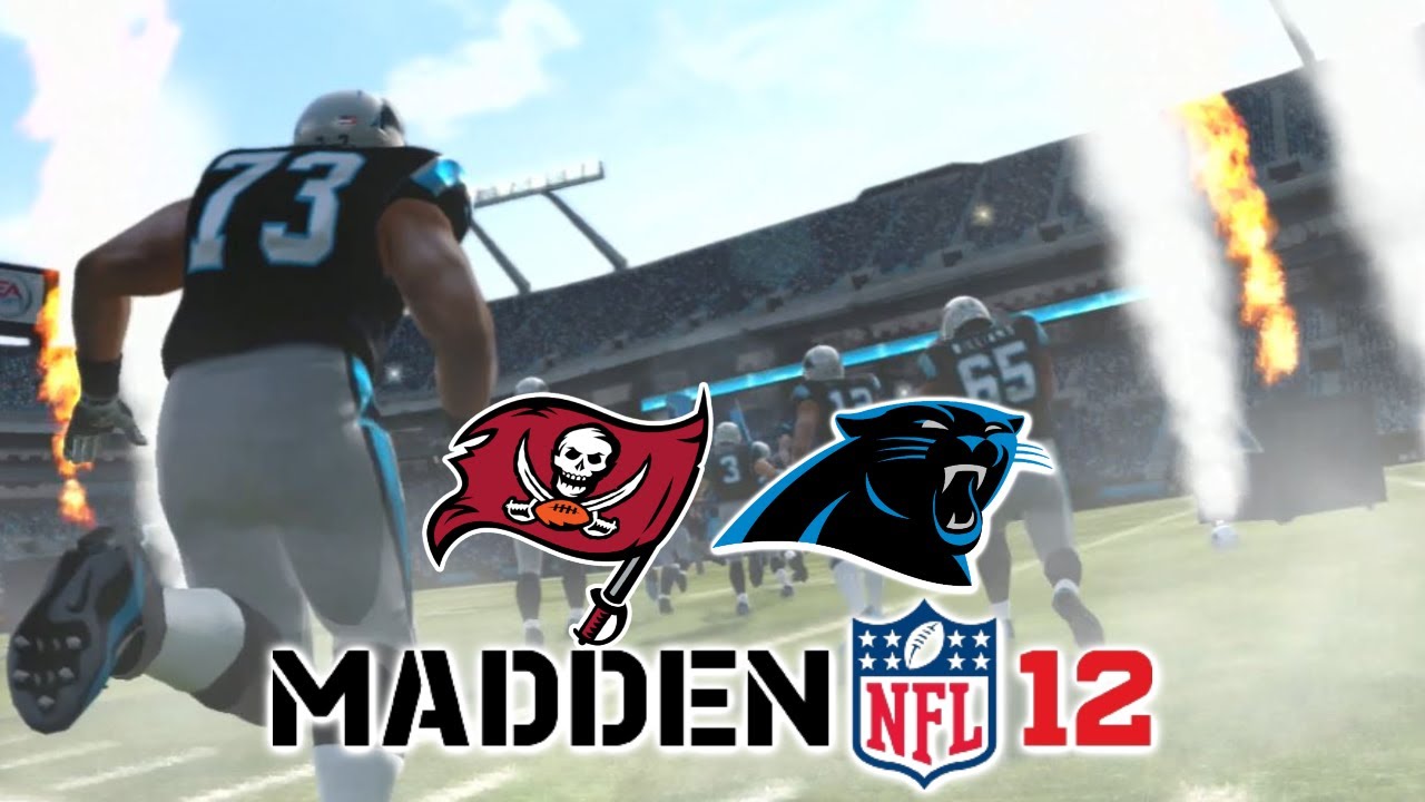 Madden 12 PS3 - Tampa Bay Buccaneers @ Carolina Panthers - YouTube