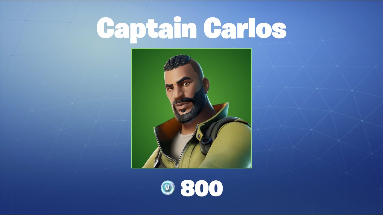 Captain Carlos | Fortnite Outfit/Skin - YouTube