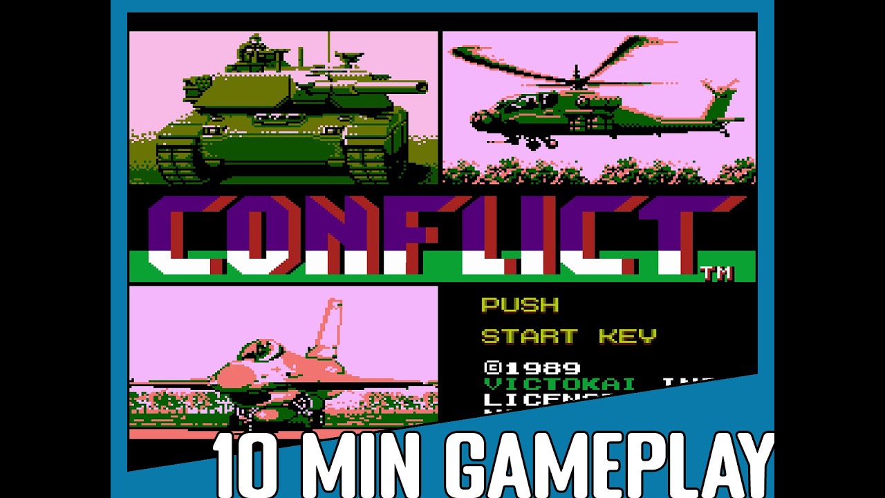 10 Minute Gameplay: Conflict (1990) NES - YouTube