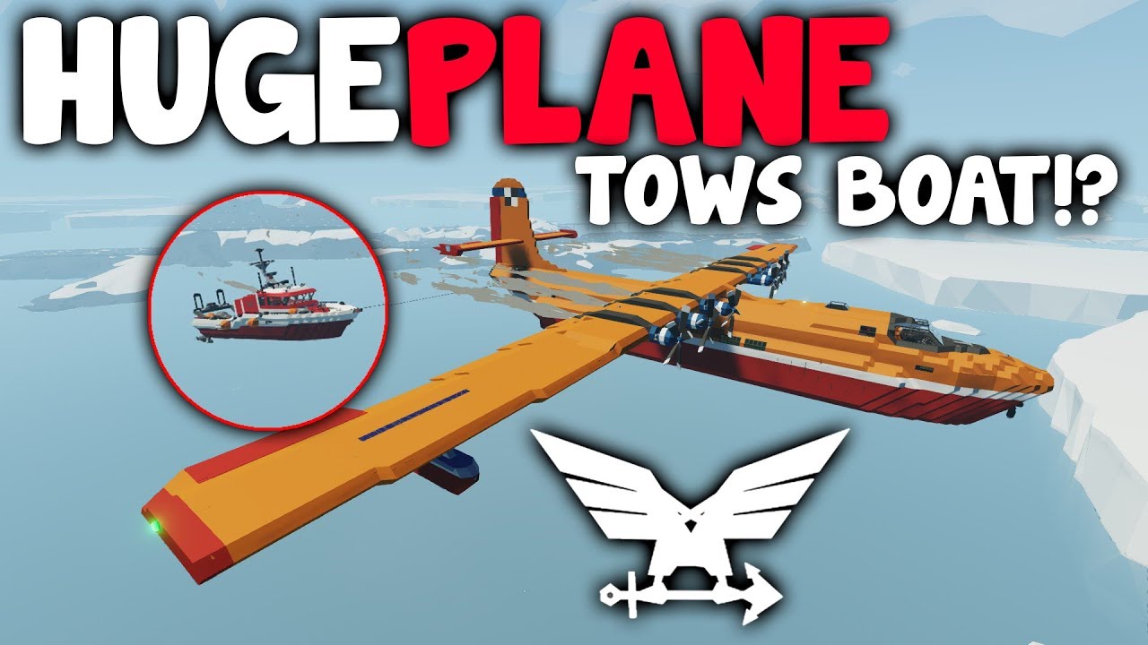 Huge Water Plane Lifts Boat!? - Multiplayer - Stormworks: Build and ...