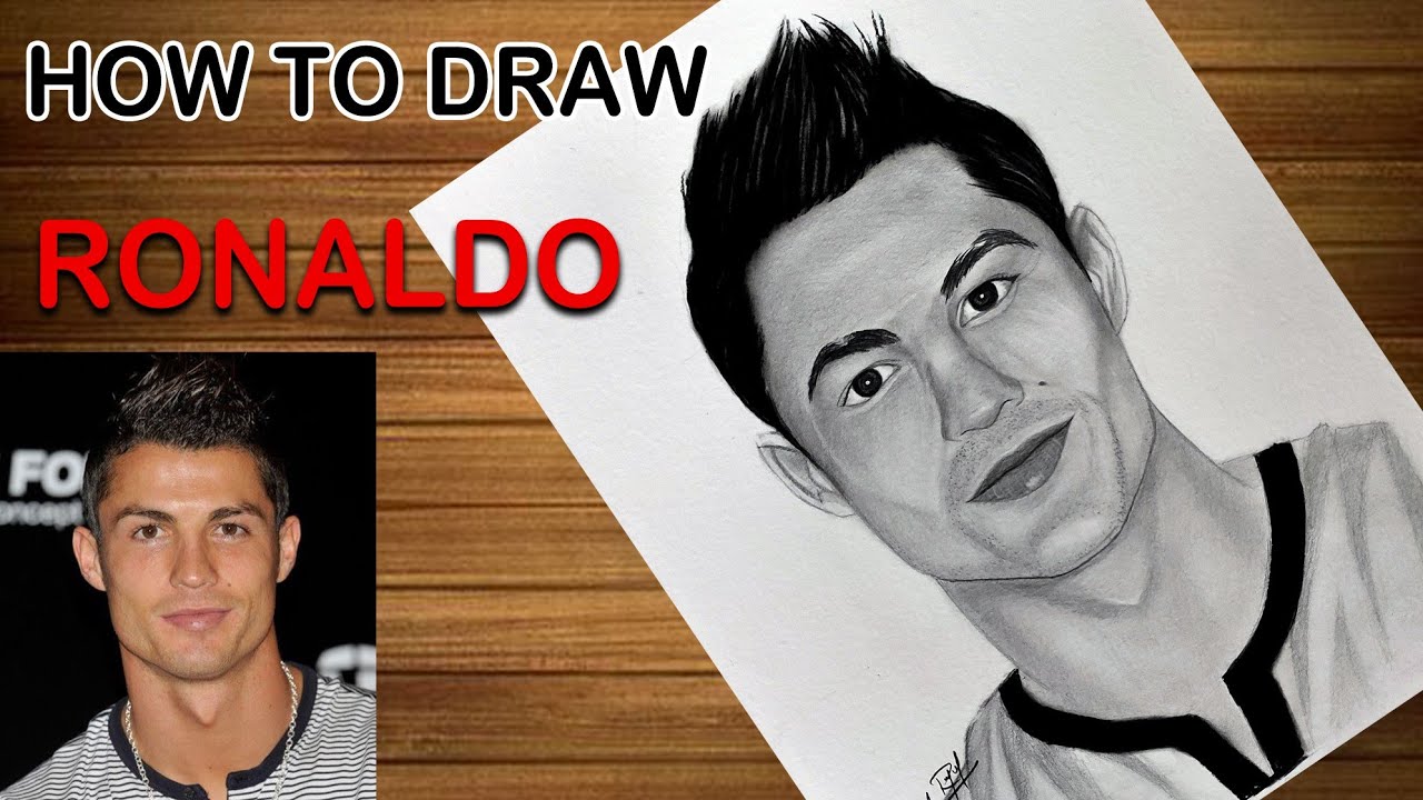 How to draw #ronaldo || pencil drawing || football player || #cristiano ...
