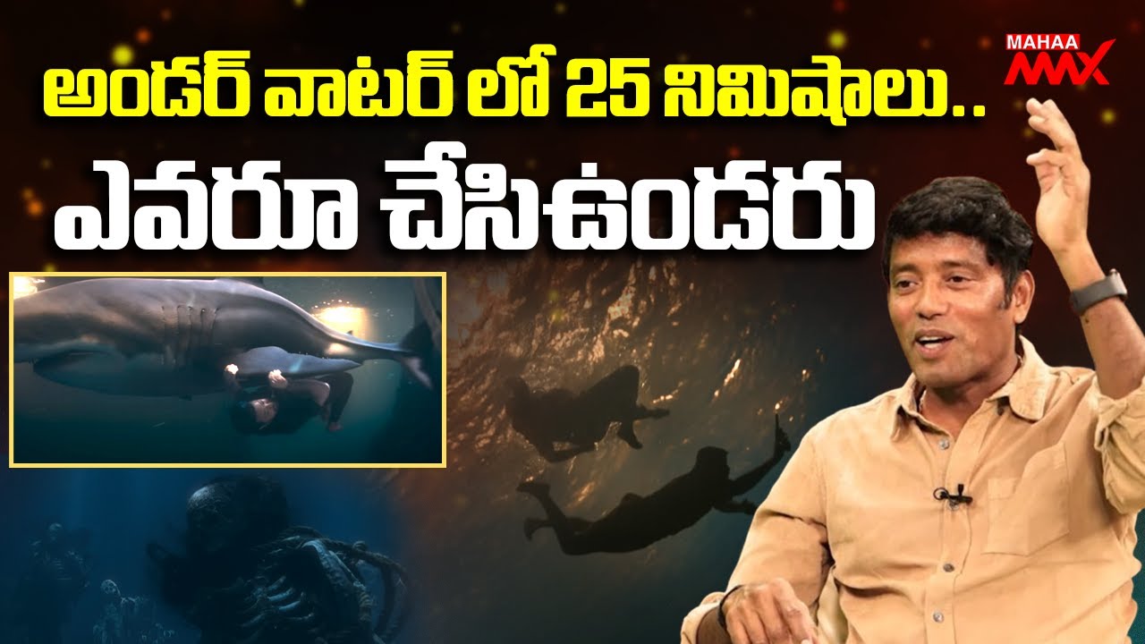 Cinematographer Rathnavelu about Under Water Shooting in Devara Movie ...