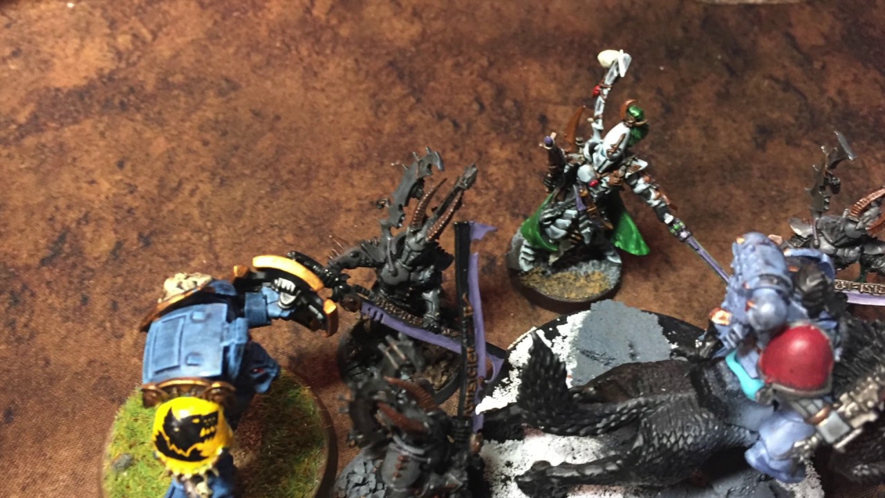 Tactical Corner: Warhammer 40k: Dark Eldar vs Space Wolves: Narrative ...