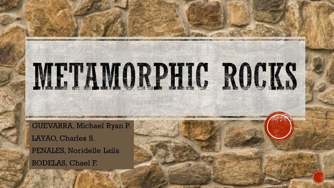 Occurrence, Properties, and Distribution of Metamorphic Rocks - II ...