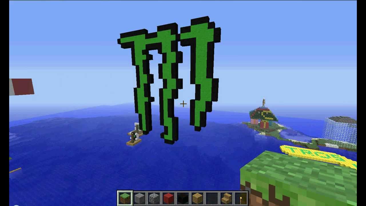 minecraft monster energy drink - YouTube