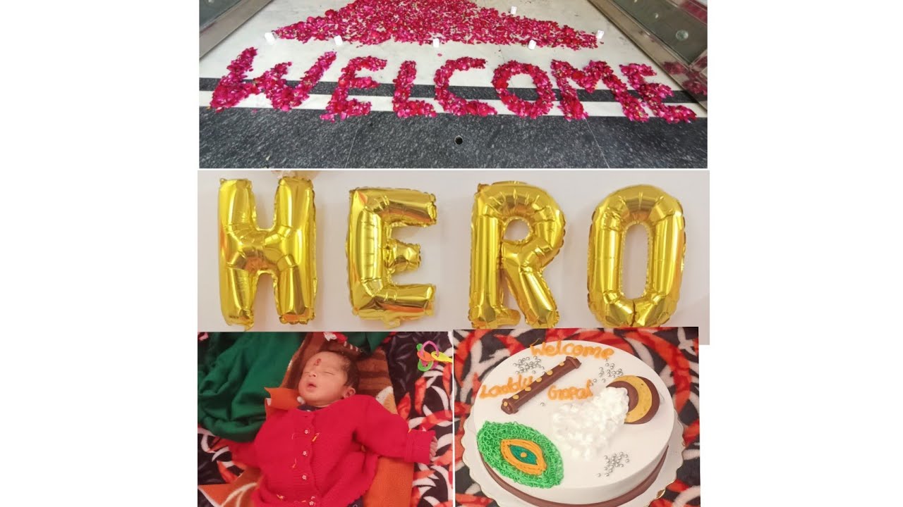 New Born Baby Welcome At Home 😍 ️ || Baby Boy || Home Entry || #newborn ...