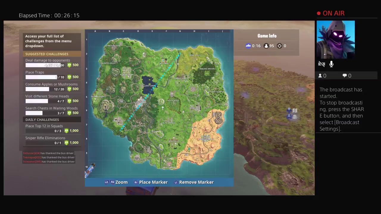 Challenge stream - YouTube