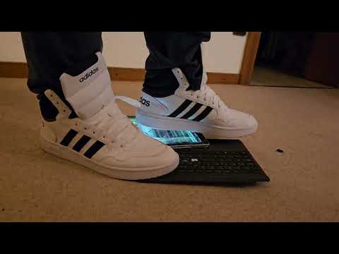 The Meeting 6 - 2 - Crushing Surface Pro Tablet together in Nike Dunk Panda and Adidas Hoops - POV 2