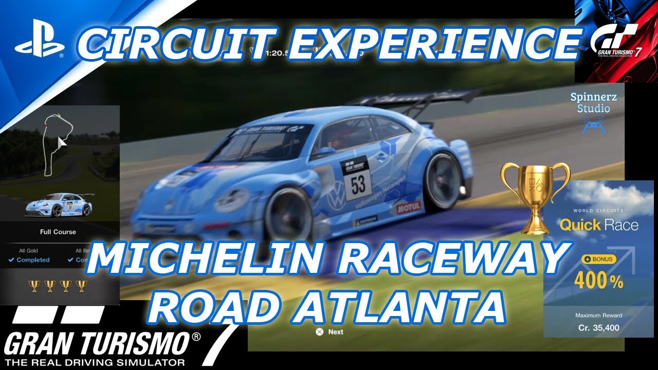 Gran Turismo 7 Michelin Raceway Road Atlanta Circuit Experience - All ...