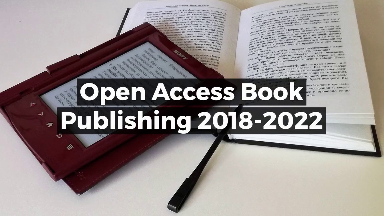 Open Access Book Publishing 2018-2022 - YouTube