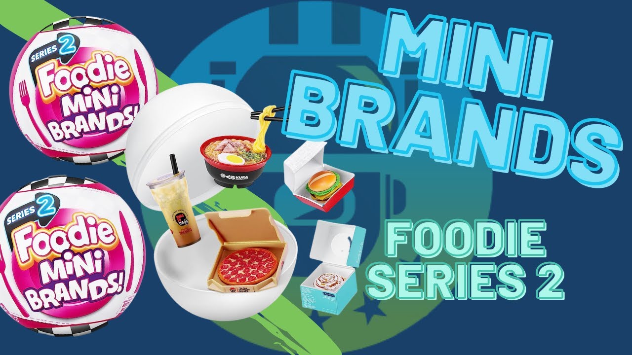 5 Surprise Foodie Mini Brands Series 2 Unboxing - YouTube