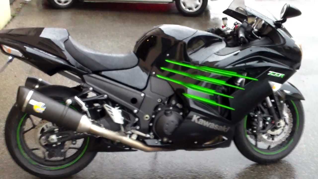 Pot LEOVINCE sur ZZR1400 2013 - YouTube